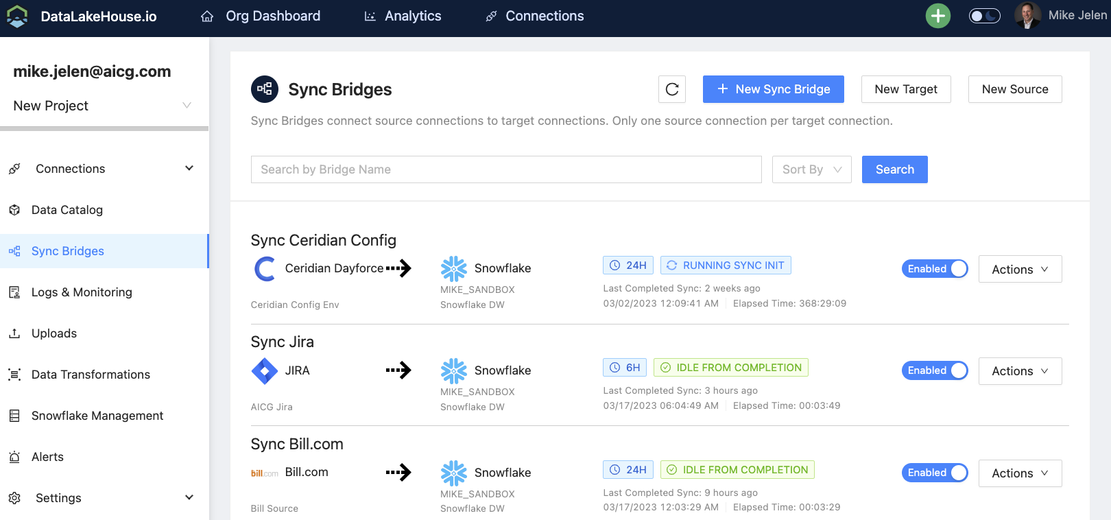 What is a Sync Bridge (Pipeline)? | DLH.io Documentation | DLH.io